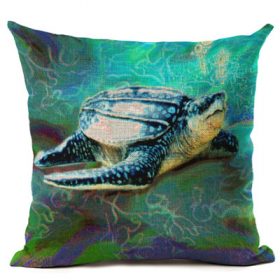Colorful Turtle Cushion Cover - Passport Ocean