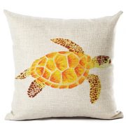 Colorful Turtle Cushion Cover - Passport Ocean