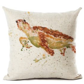 Colorful Turtle Cushion Cover - Passport Ocean