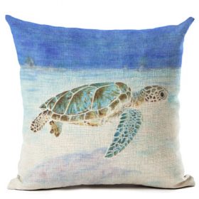 Colorful Turtle Cushion Cover - Passport Ocean