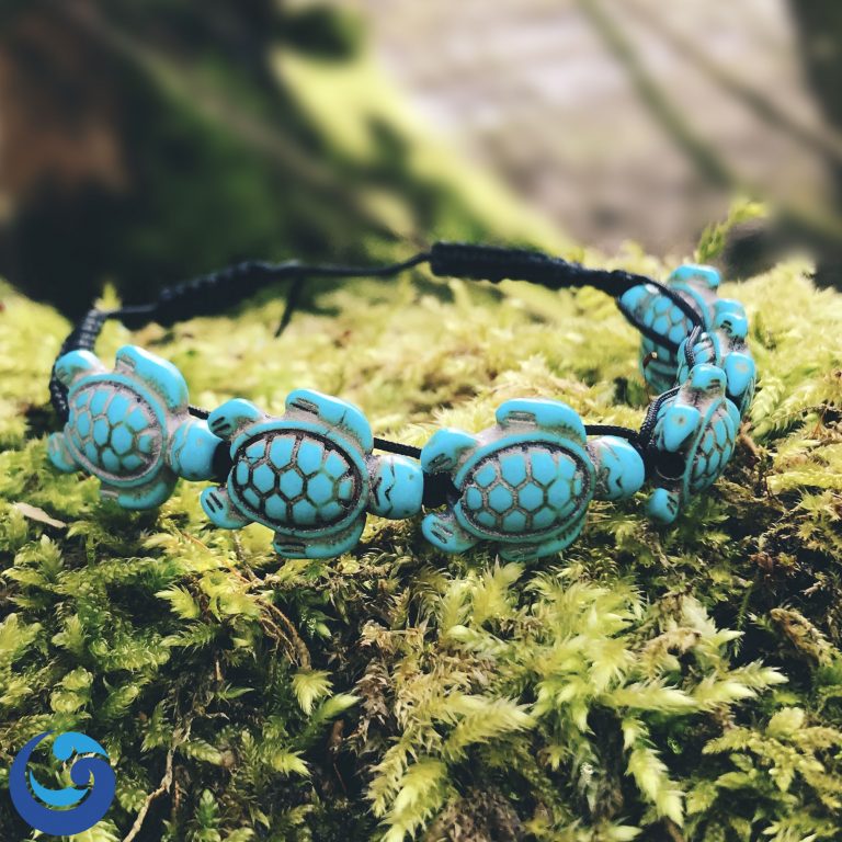 Turquoise Turtle Rope Bracelet - Passport Ocean
