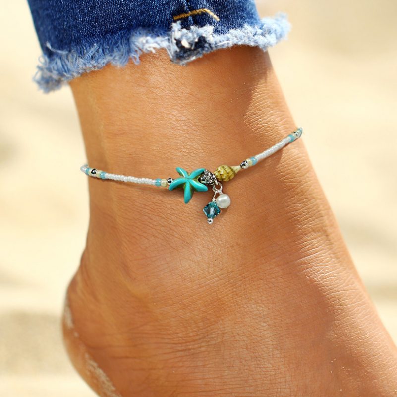 Bohemian Starfish Summer Anklet - Passport Ocean