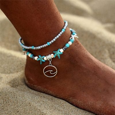 "Uluwatu" Wave Anklet - Passport Ocean