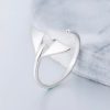Sterling Silver Whale Tail Ring - Passport Ocean