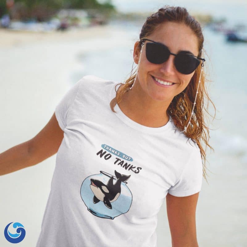 "Thanks But No Tanks" T-shirt - Passport Ocean