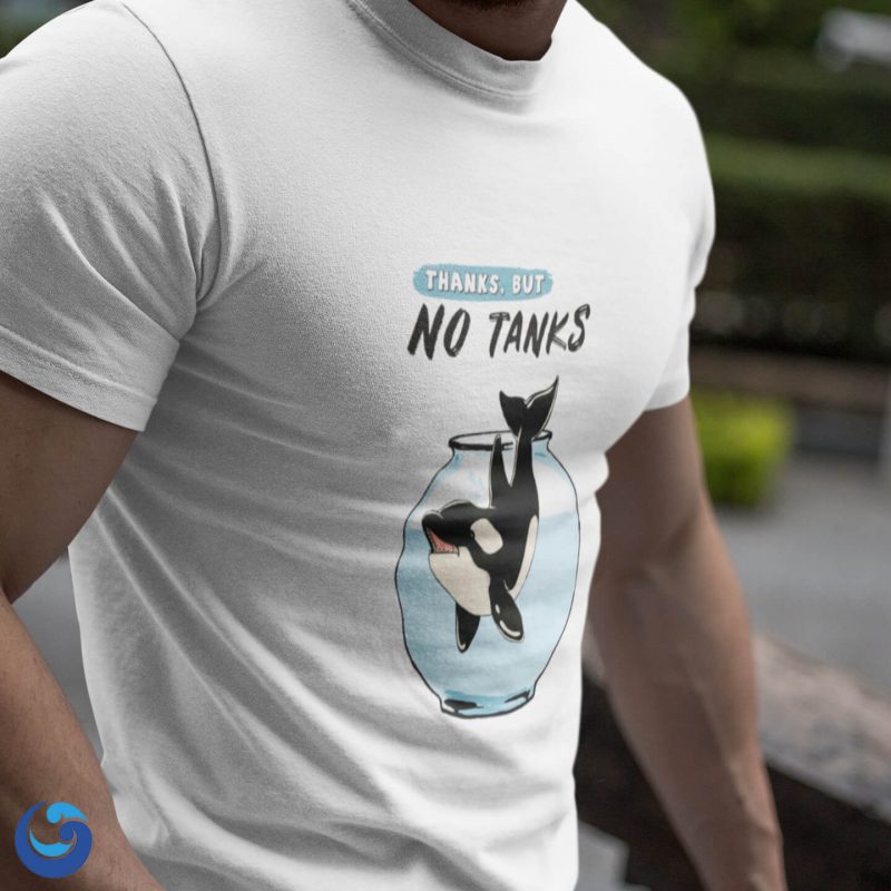 "Thanks But No Tanks" T-shirt - Passport Ocean