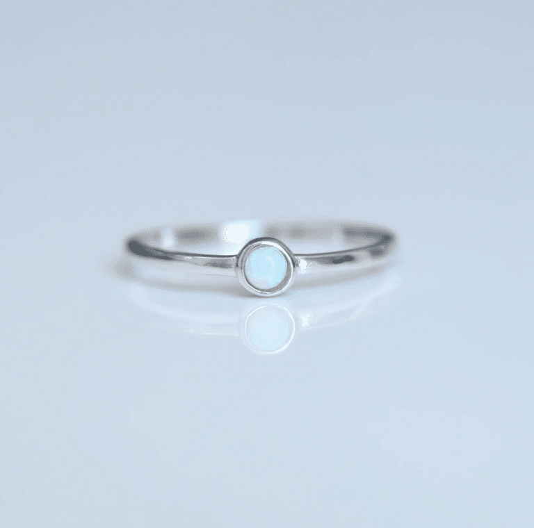 Silver Ocean Opal Ring - Passport Ocean