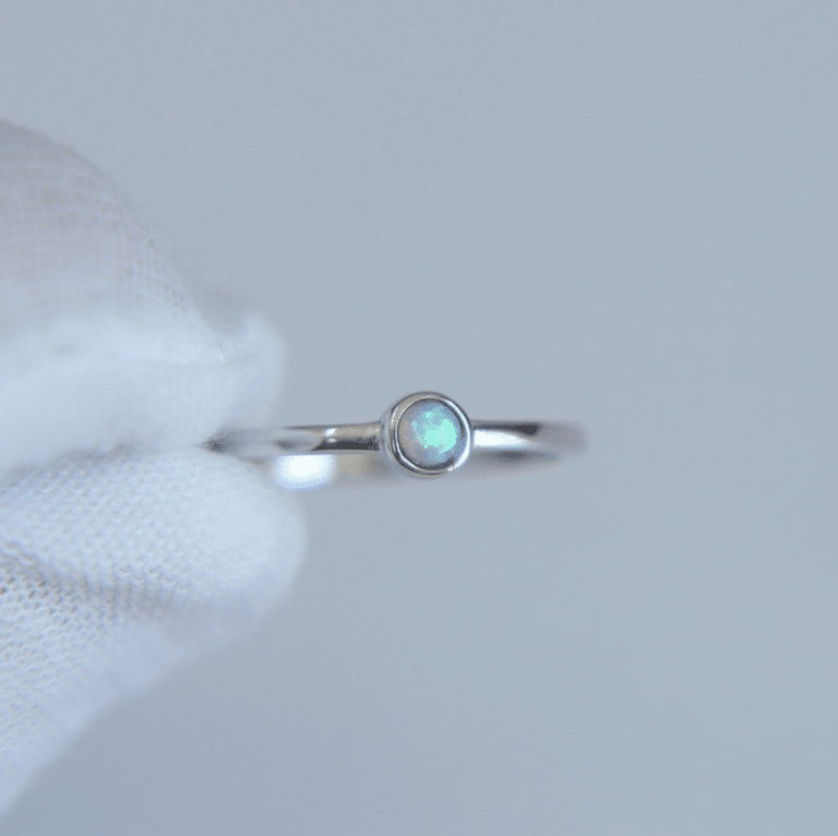 Silver Ocean Opal Ring - Passport Ocean