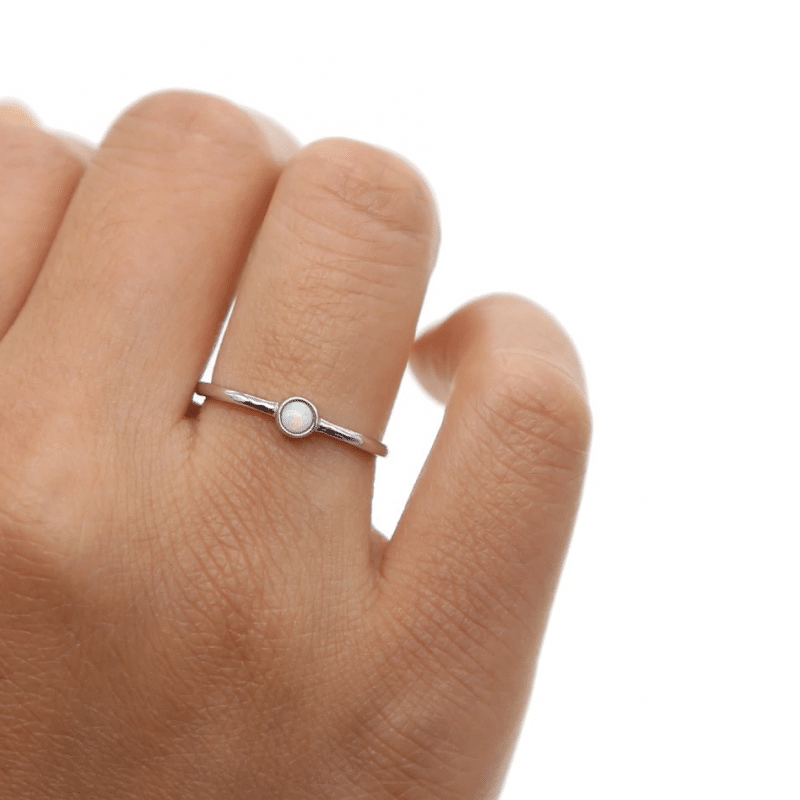 Silver Ocean Opal Ring - Passport Ocean