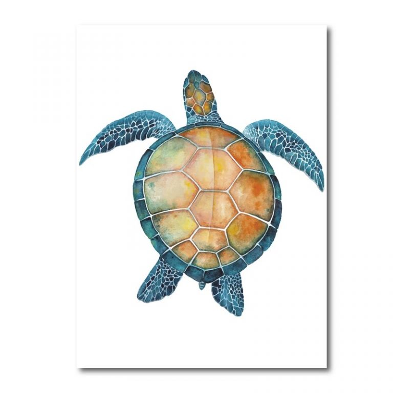 Colorful Turtle Cushion Cover - Passport Ocean