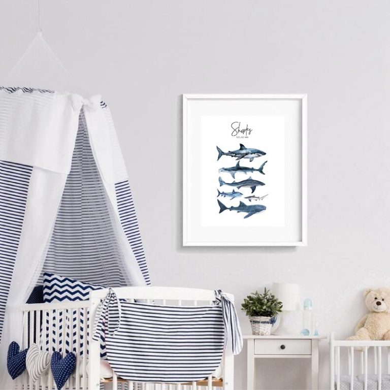 Sharks Poster - Passport Ocean